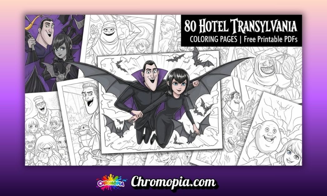 80 Free Hotel Transylvania Coloring Pages (Printable PDFs): Dracula ...