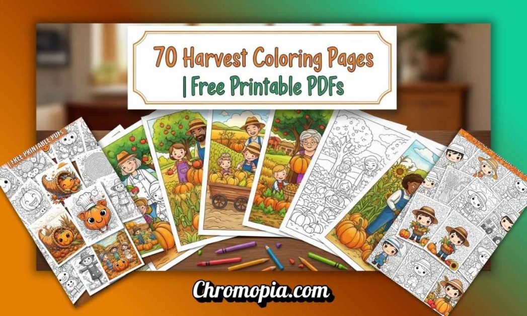 100 Free Harvest Coloring Pages (Printable PDFs) – Crops, Farms ...