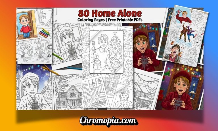 100 Free Home Alone Coloring Pages (Printable PDFs) – Kevin, Traps ...